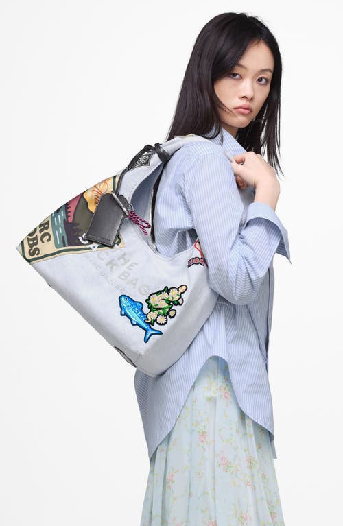 MARC JACOBS Marc Jacobs The Camp Patchwork Denim Sack Shoulder Bag